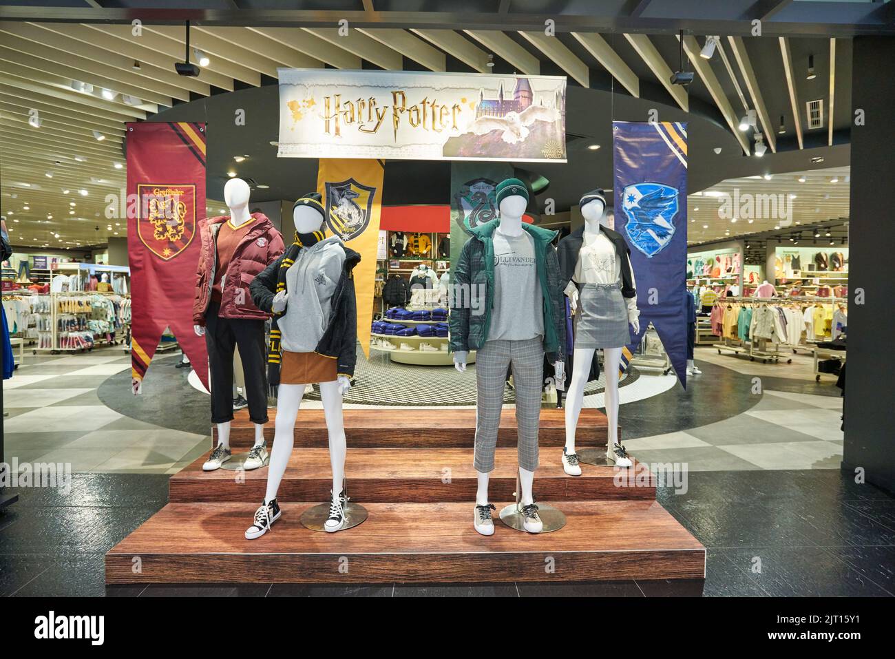 KUALA LUMPUR, MALAYSIA - CIRCA JANUARY, 2020: mannequins dressed in ...