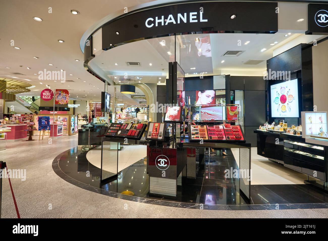 KUALA LUMPUR, MALAYSIA - CIRCA JANUARY, 2020: Chanel counter at ...