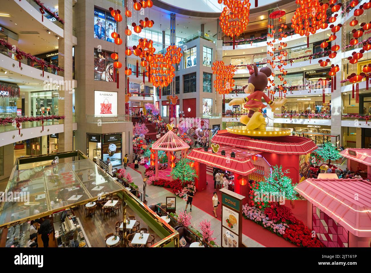 KUALA LUMPUR, MALAYSIA - CIRCA JANUARY, 2020: interior shot of Pavilion ...