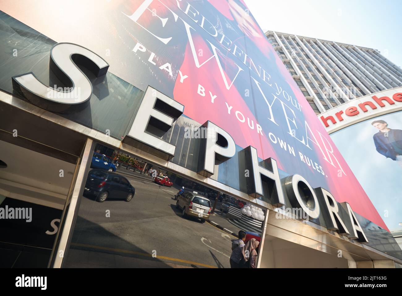 KUALA LUMPUR, MALAYSIA - CIRCA JANUARY, 2020: Sephora sign as seen on a ...