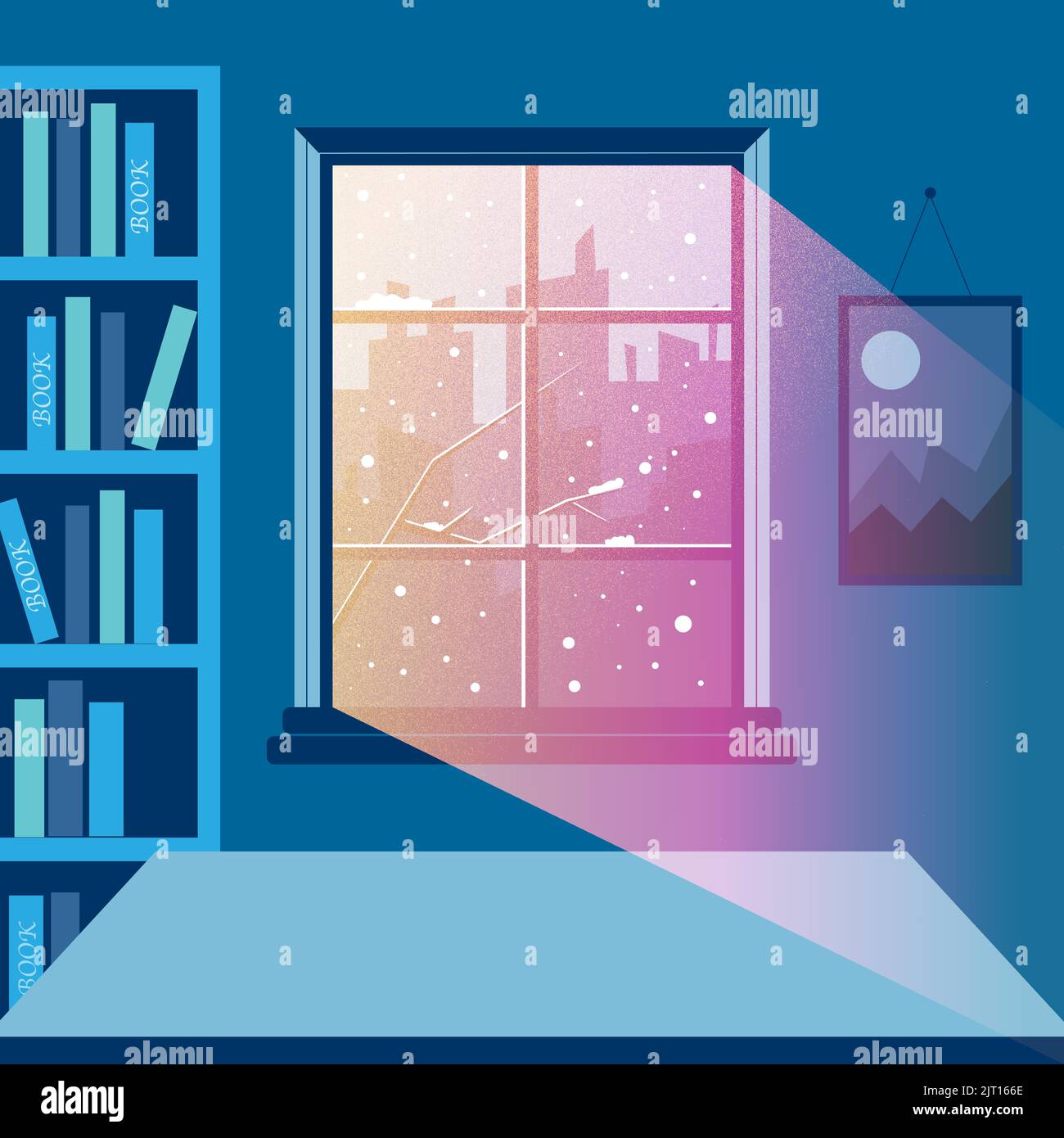 Library bookshelf no people Stock Vector Images - Alamy