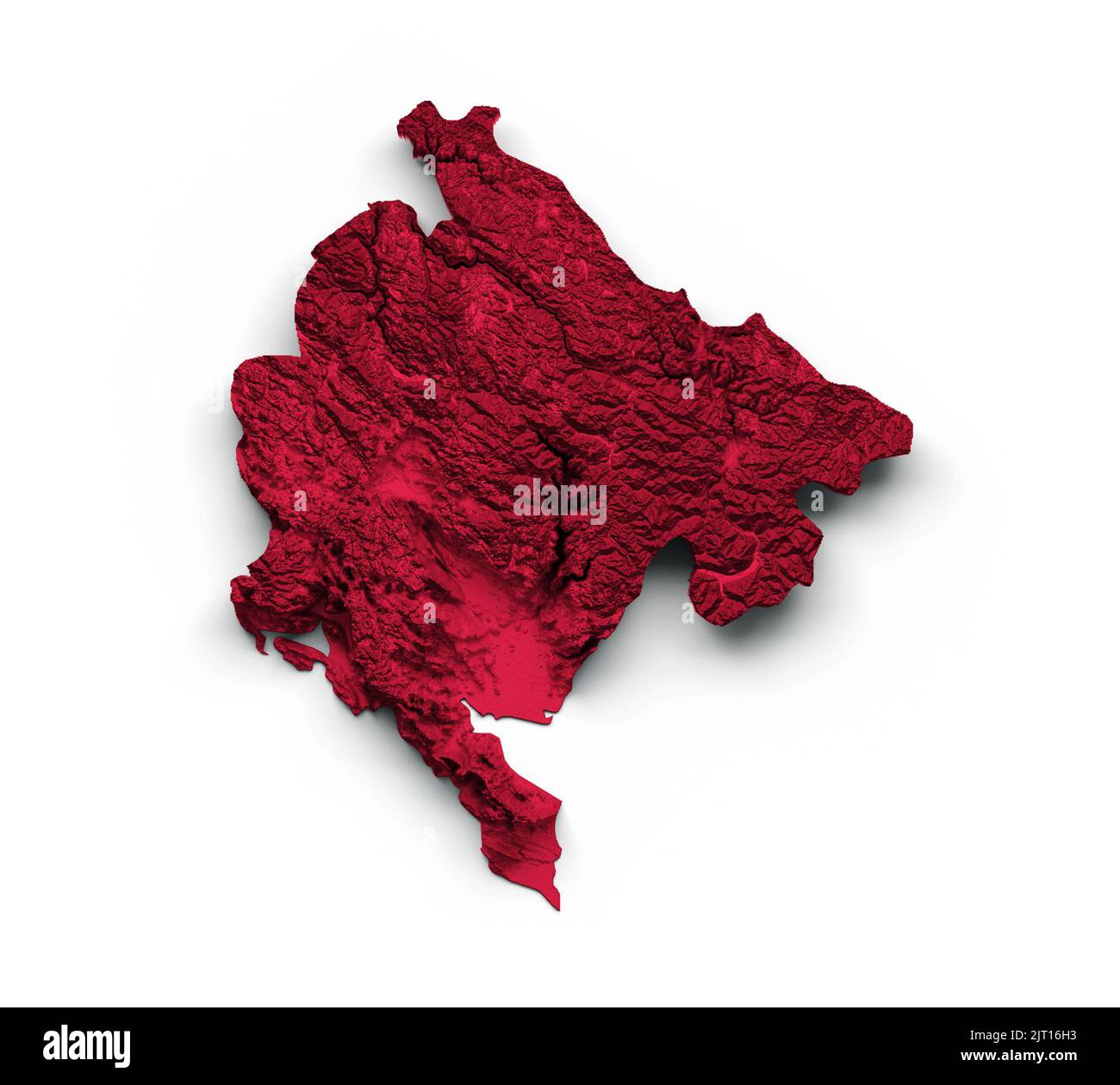 Map of montenegro hi-res stock photography and images - Alamy