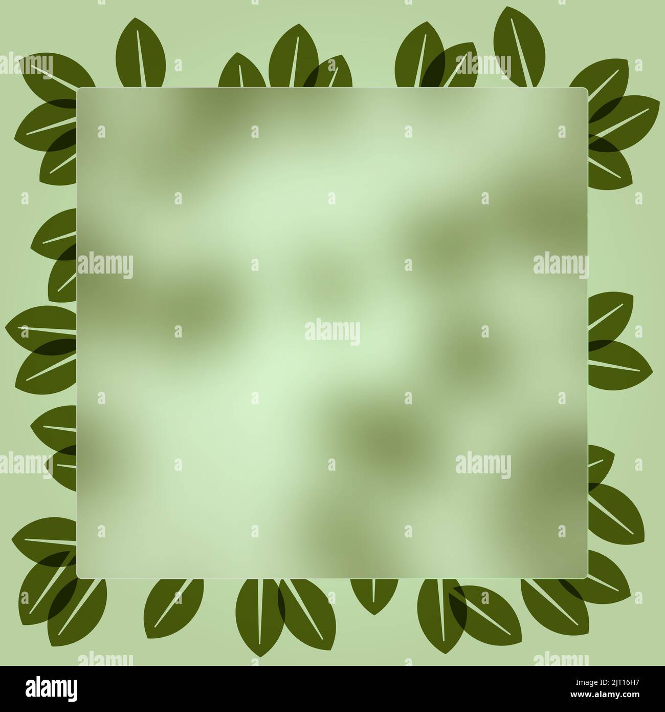 Floral background with glassmorphism effect, 1x1 banner, space for text ...