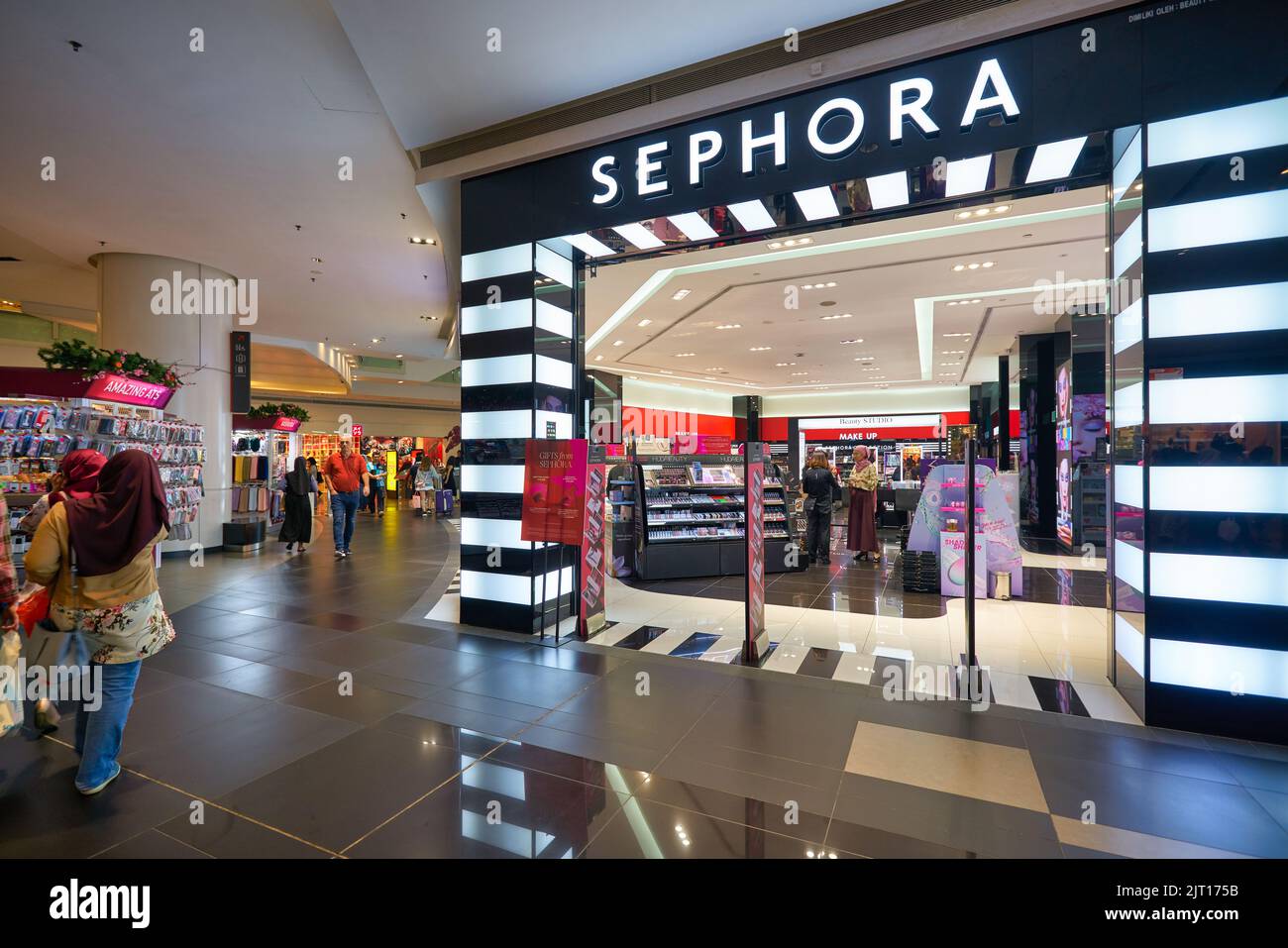 KUALA LUMPUR, MALAYSIA - CIRCA JANUARY, 2020: entrance to Sephora store ...