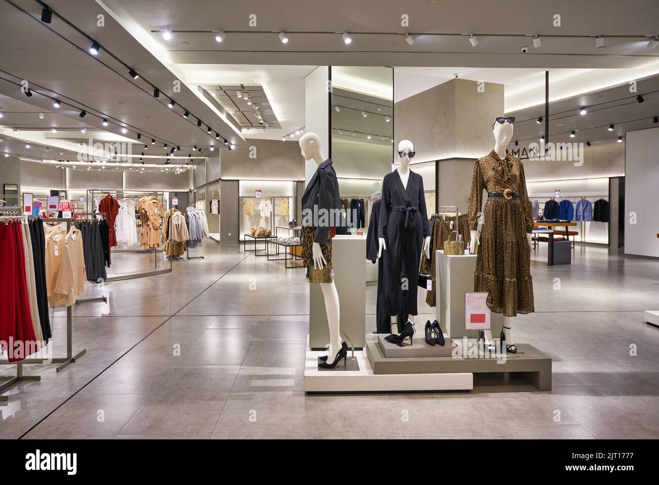 KUALA LUMPUR, MALAYSIA - CIRCA JANUARY, 2020: interior shot of Mango ...