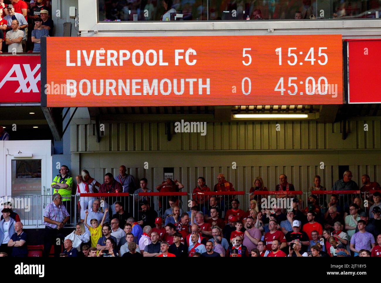 Anfield general view 2022 hi-res stock photography and images - Alamy