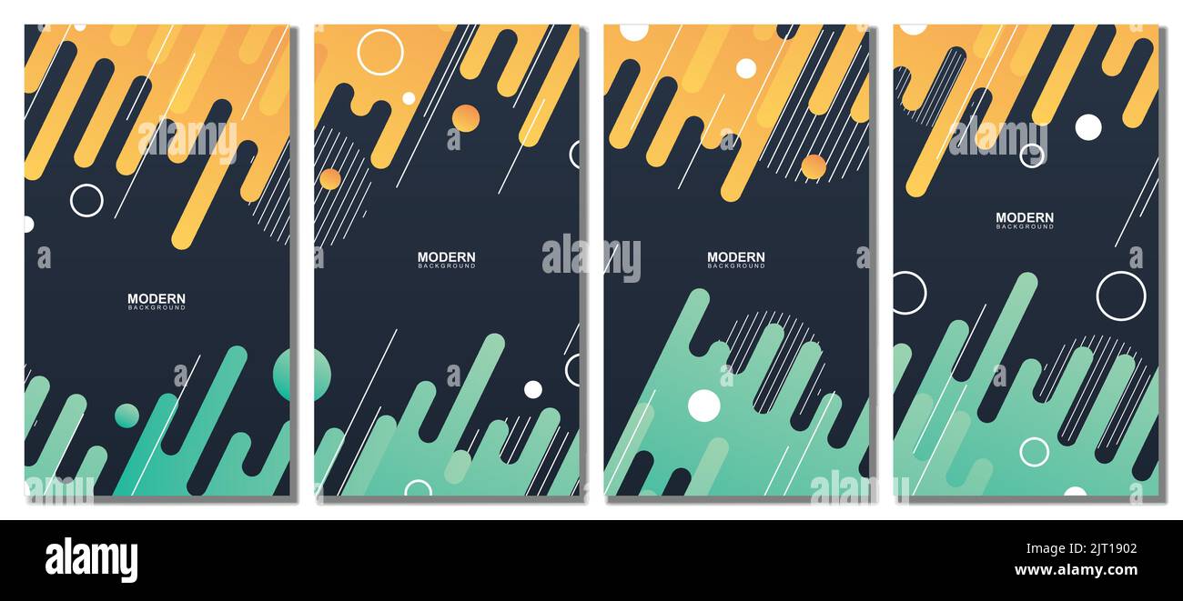 Abstract modern template set background Stock Vector Image & Art - Alamy