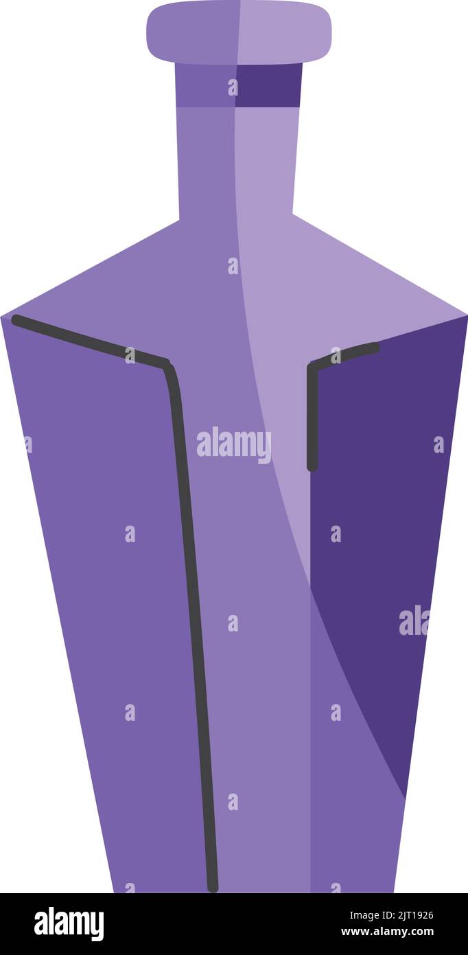 purple potion bottle magical icon Stock Vector Image & Art - Alamy