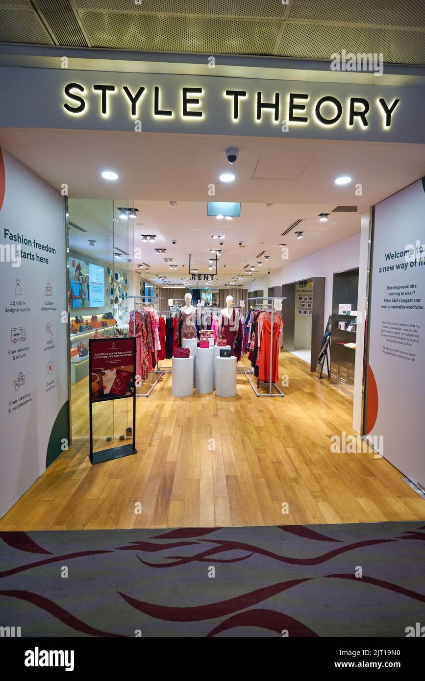 SINGAPORE - CIRCA JANUARY, 2020: entrance to Style Theory store in Singapore Stock Photo - Alamy
