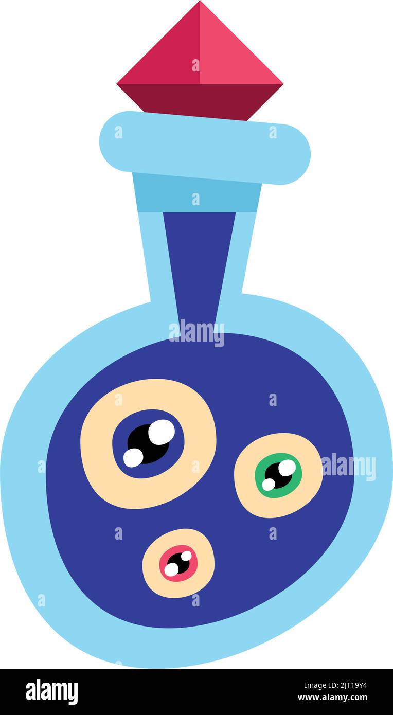 halloween magic potion with eyes Stock Vector Image & Art - Alamy