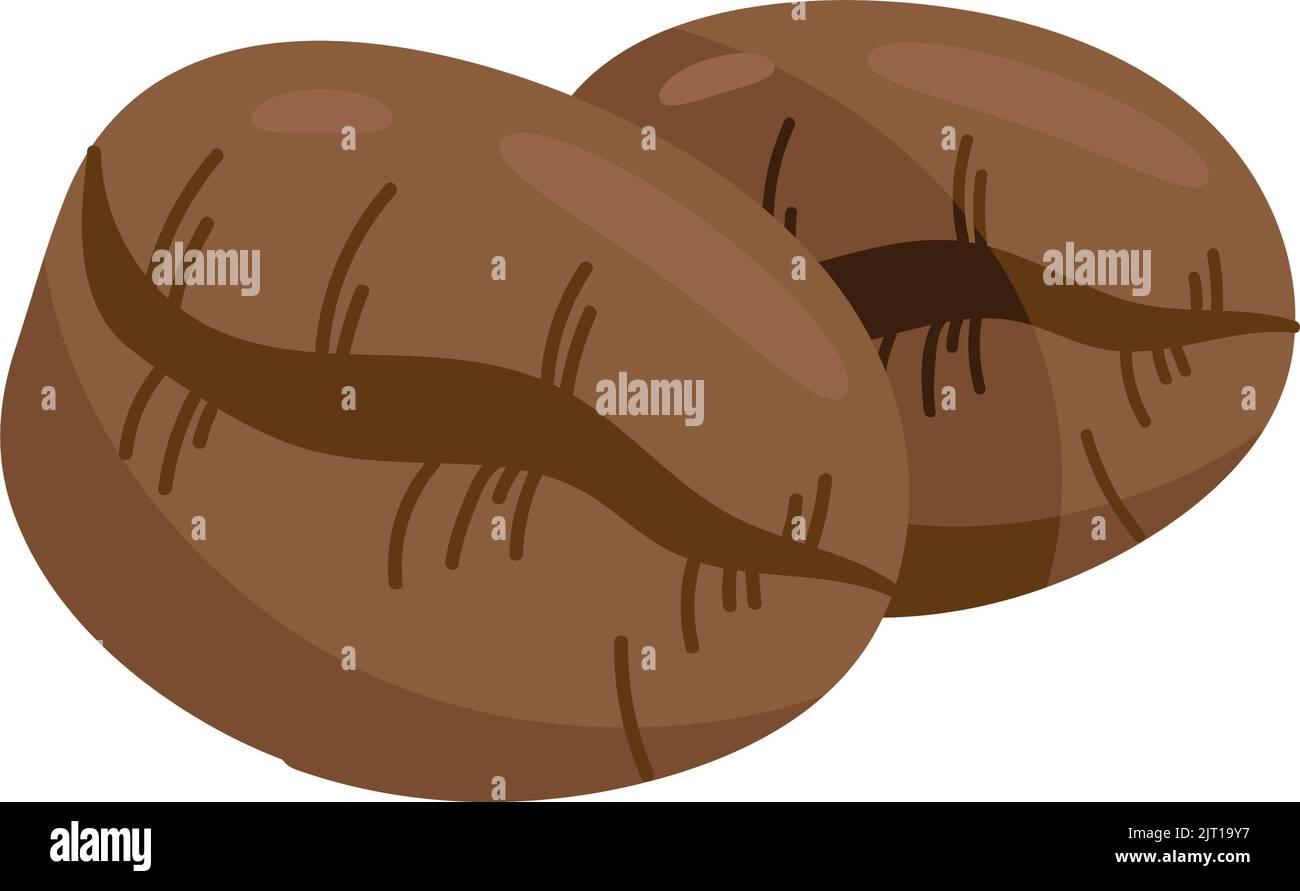 Toast coffee beans Stock Vector Images - Alamy