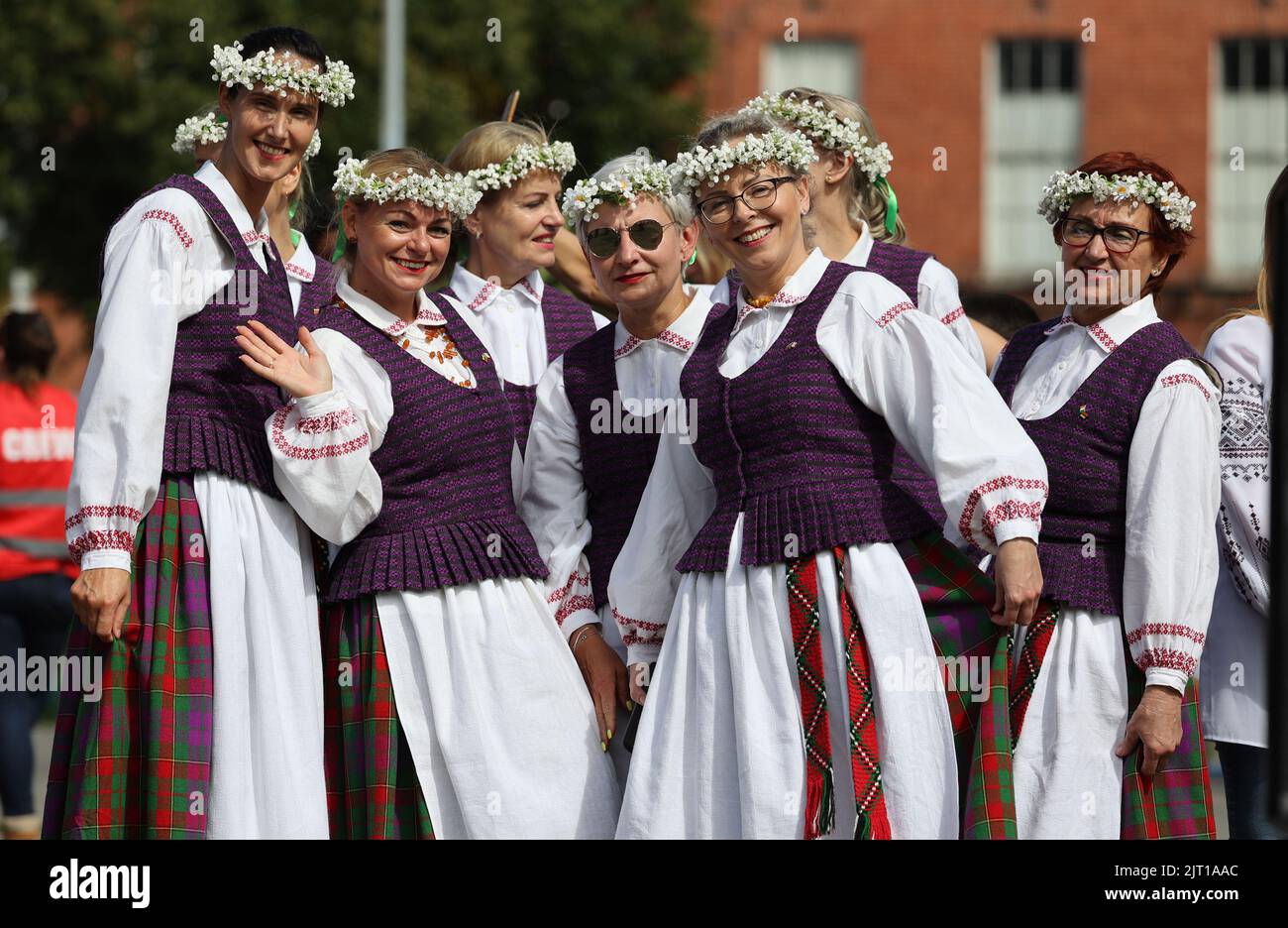 Dancers at a family day event organised by Ukrainian Crisis Centre ...
