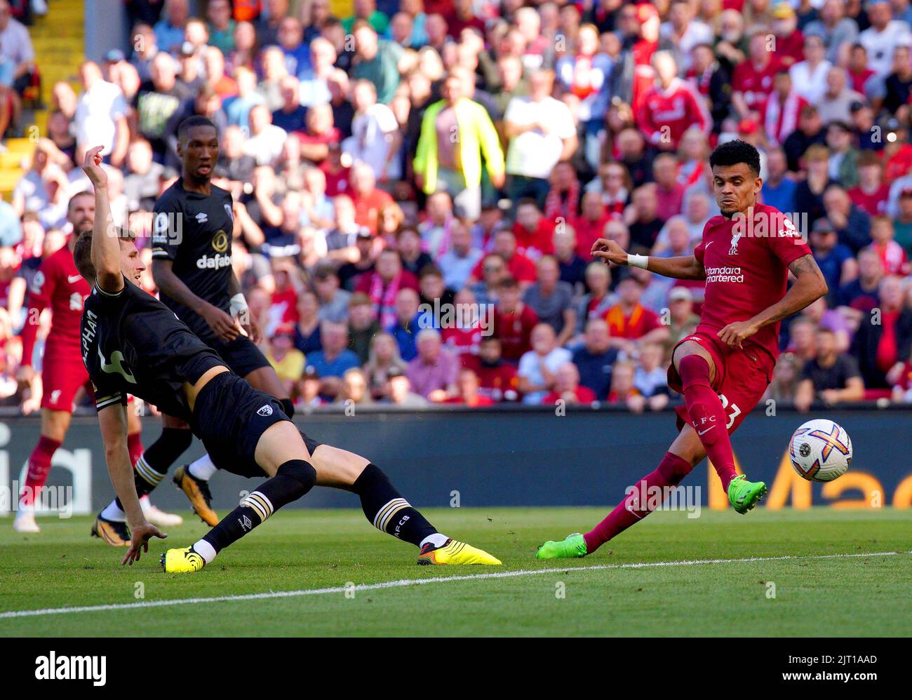 Liverpool bournemouth mepham hi-res stock photography and images - Alamy