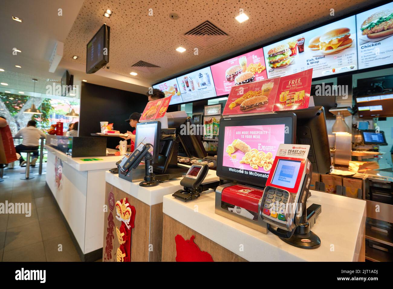 Mcdonalds burger singapore hi-res stock photography and images - Alamy
