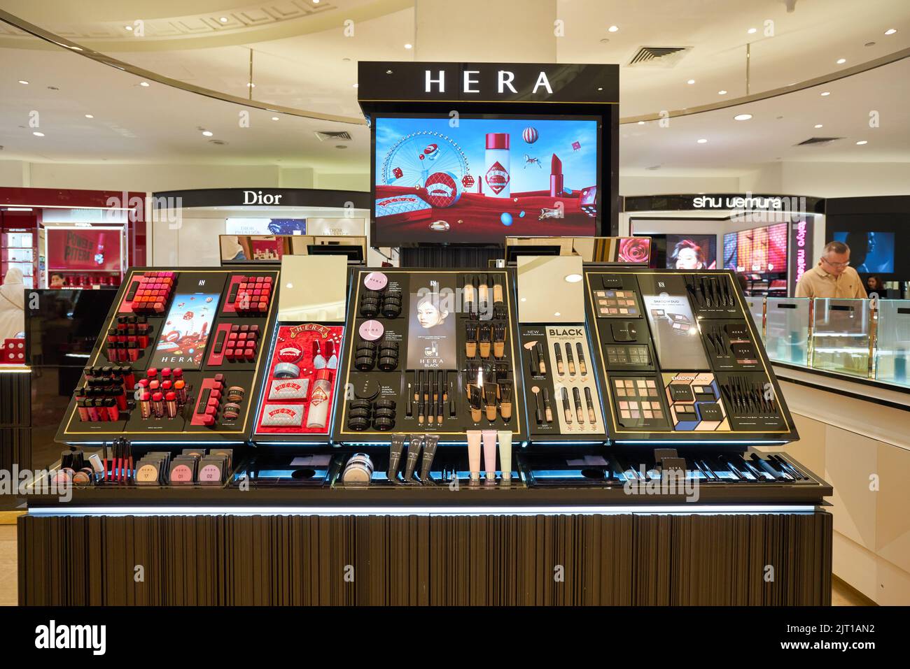 SINGAPORE - CIRCA JANUARY, 2020: Hera make up products on display at ...