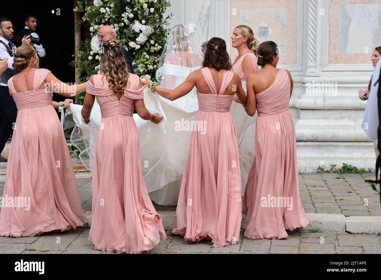 Venice, Italy. 27th Aug, 2022. Federica Pellegrini's wedding in Venice ...