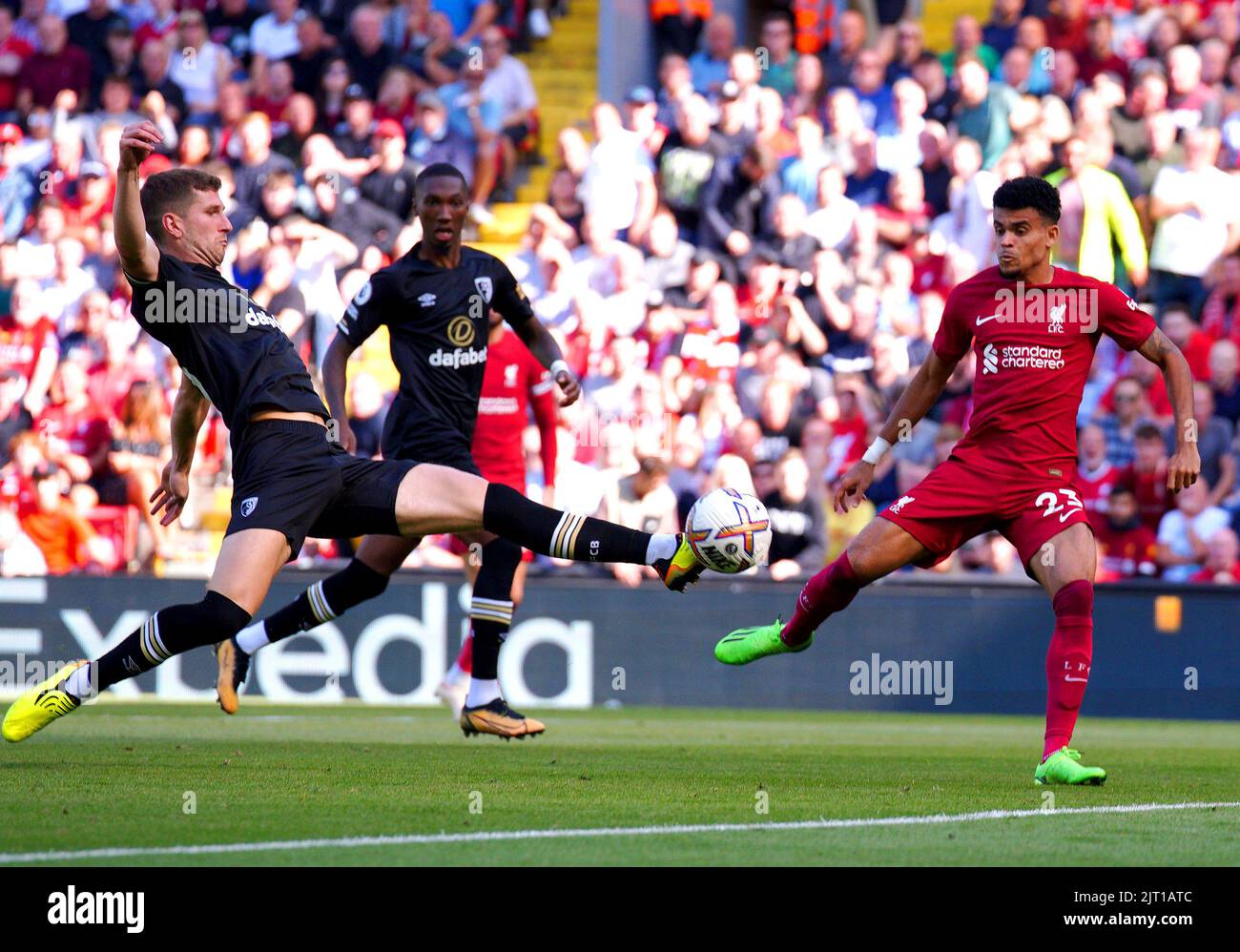 Liverpool bournemouth mepham hi-res stock photography and images - Alamy