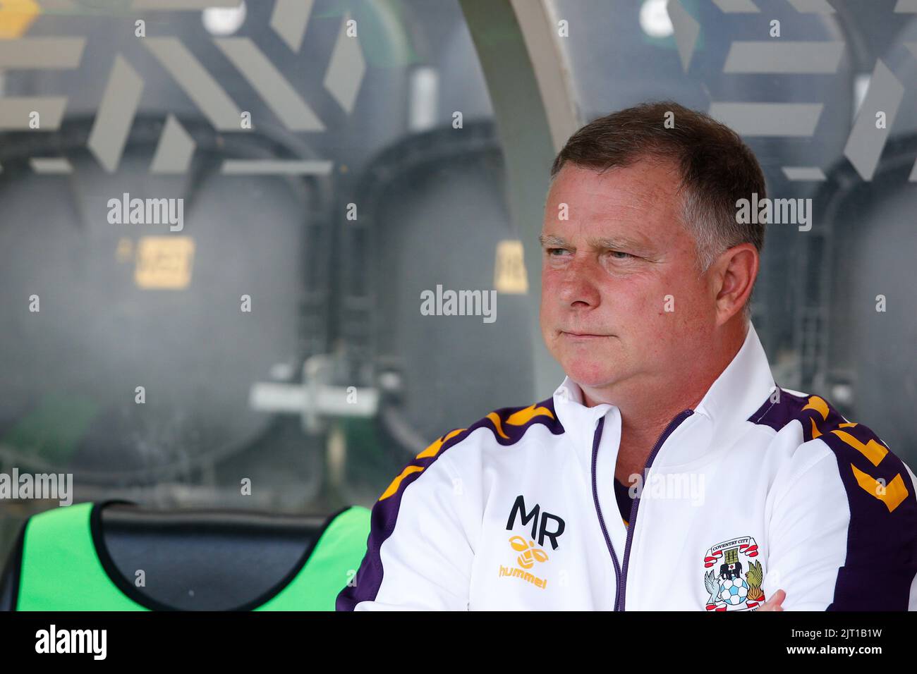 Mark Robins manager of Coventry City Stock Photo - Alamy