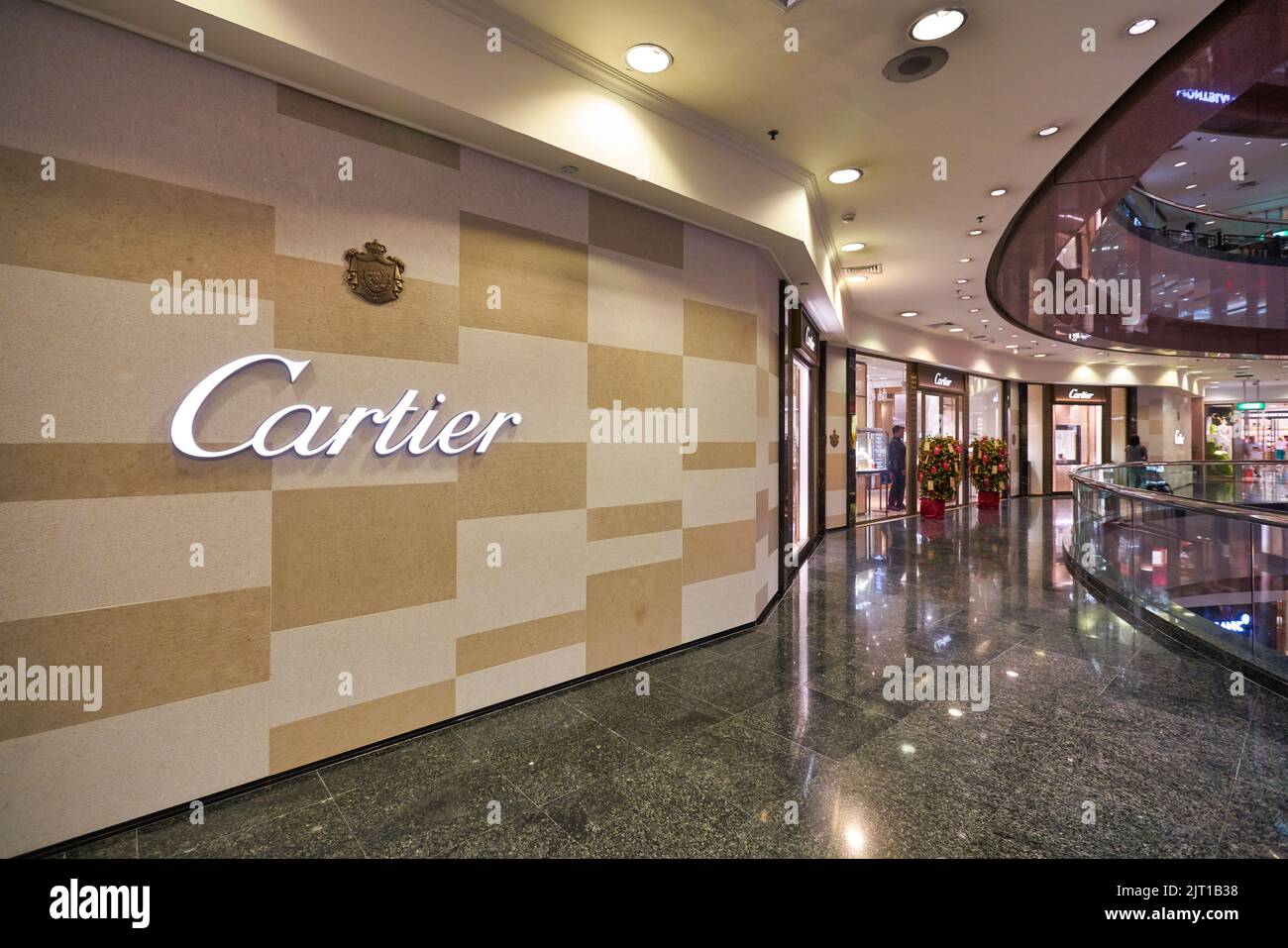 SINGAPORE - CIRCA JANUARY, 2020: Cartier storefront in Nge Ann City ...