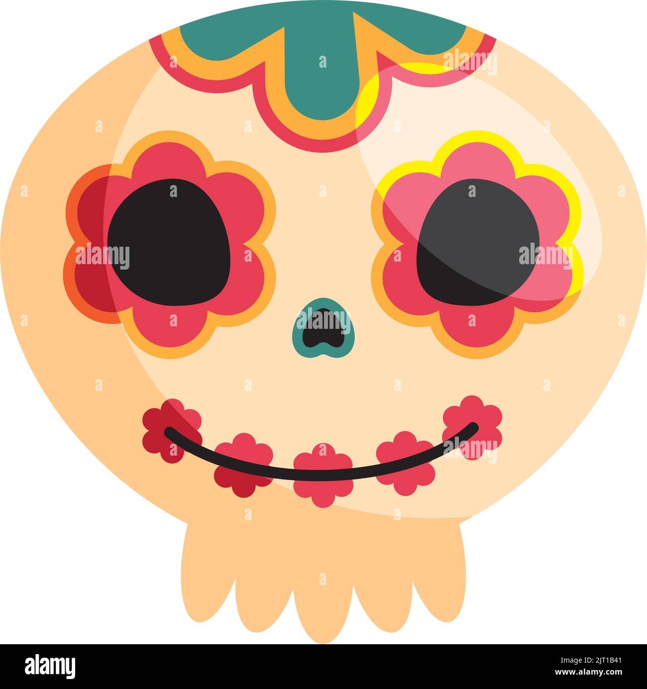 mexico skull head culture con Stock Vector Image & Art - Alamy