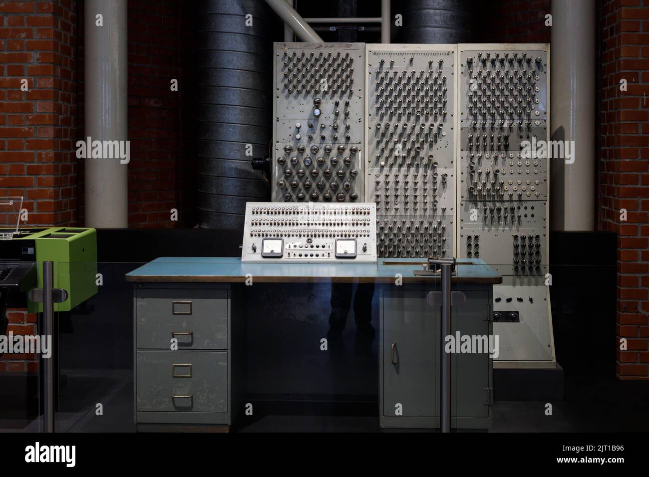 Oslo, Norway. May 01, 2022: Historic computer, a counting machine ...