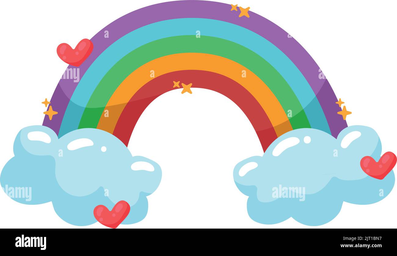 rainbow hippie culture Stock Vector Image & Art - Alamy