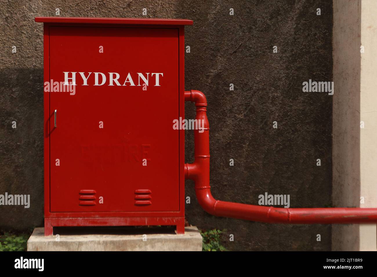 Fire Hydrant box in Sudirman Street Jakarta, Indonesia Stock Photo - Alamy