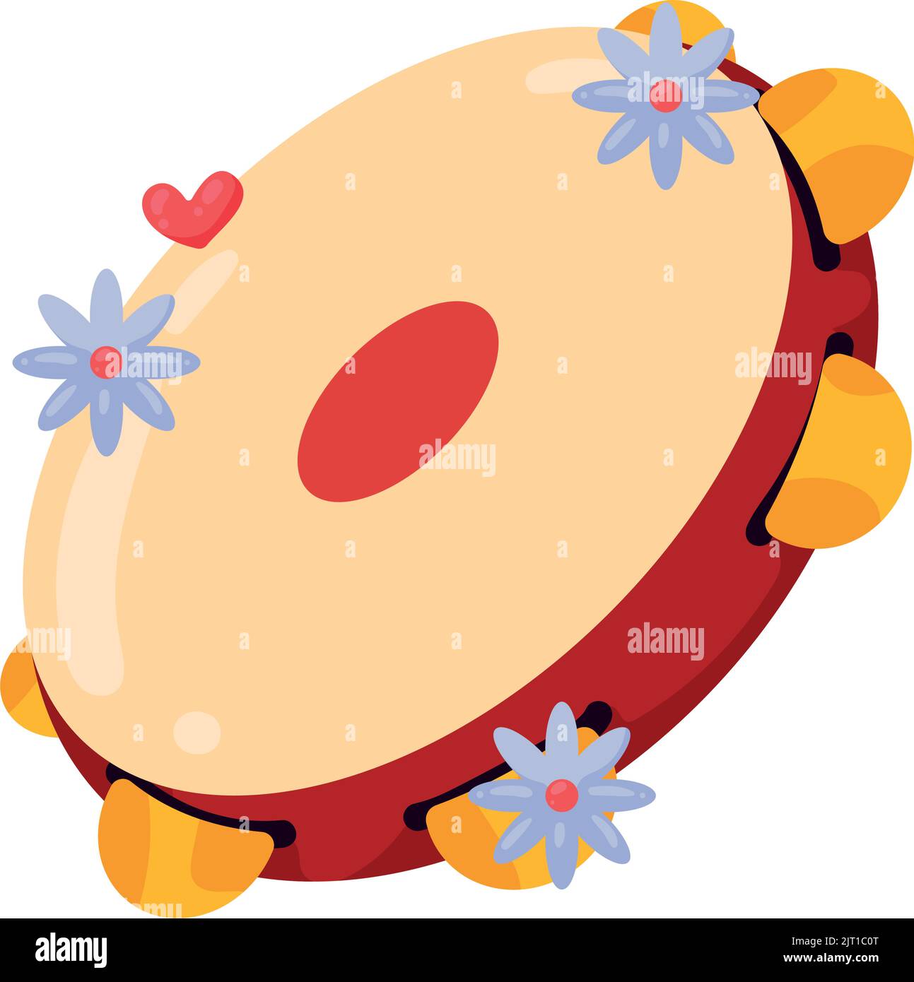 tambourine instrument hippie culture Stock Vector Image & Art - Alamy