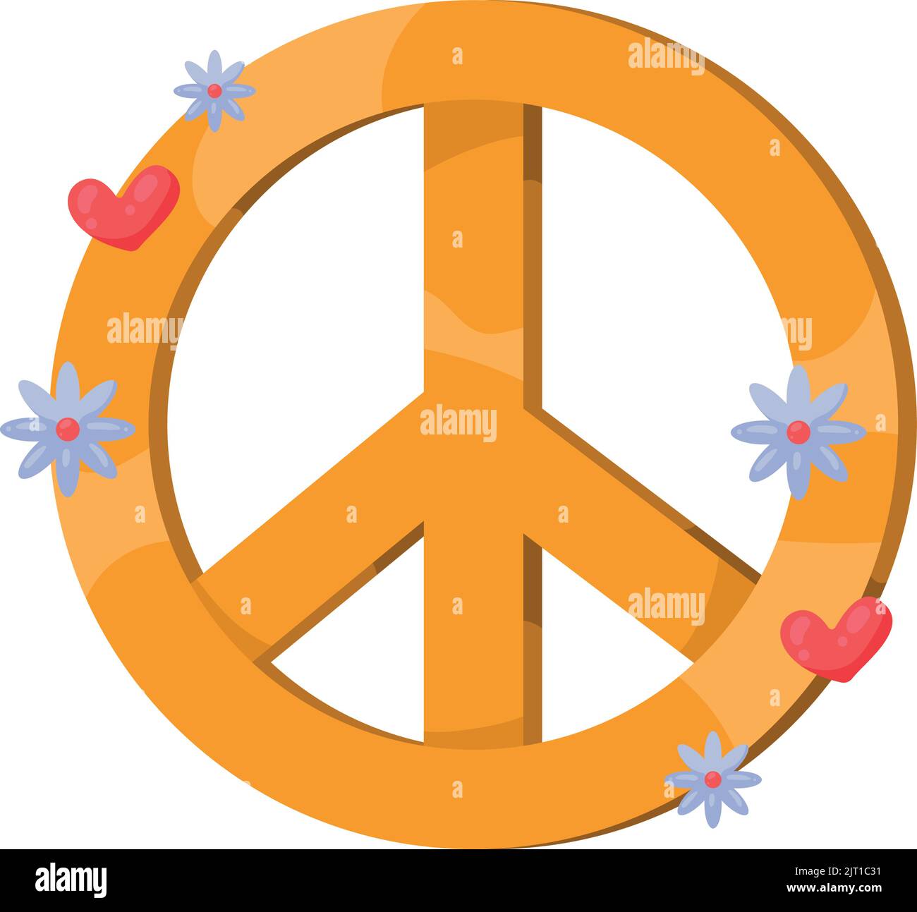 peace and love symbol Stock Vector Image & Art - Alamy
