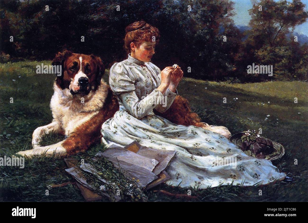 'Botany' by John Martin Tracy, 1861 Stock Photo - Alamy