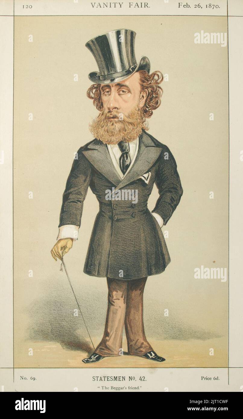 John Villiers Stuart Townshend, Vanity Fair, 1870-02-26 Stock Photo - Alamy