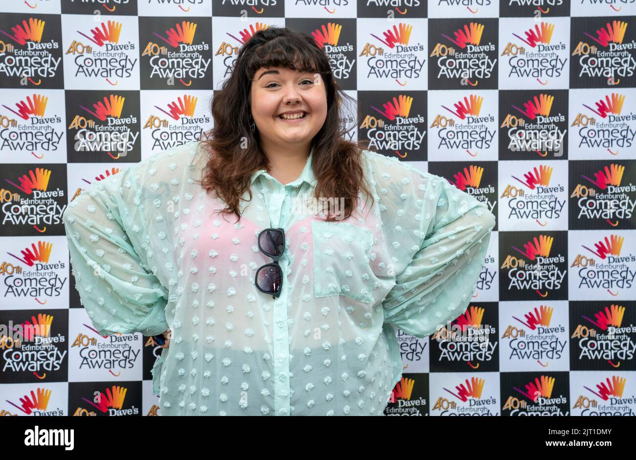 Sofie Hagen at the Dave's Edinburgh Comedy Awards at the Edinburgh Festival Fringe. Picture date ...