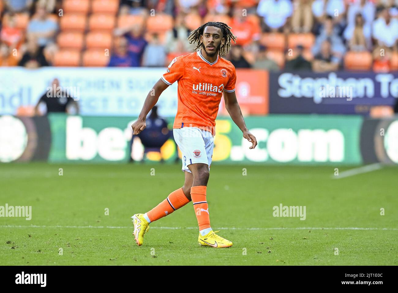 Dominic Thompson #23 of Blackpool during the game Stock Photo - Alamy