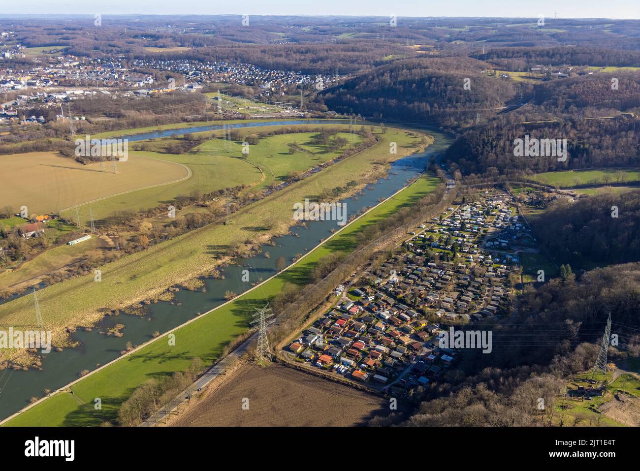 Ruhr loop with campsite hi-res stock photography and images - Alamy