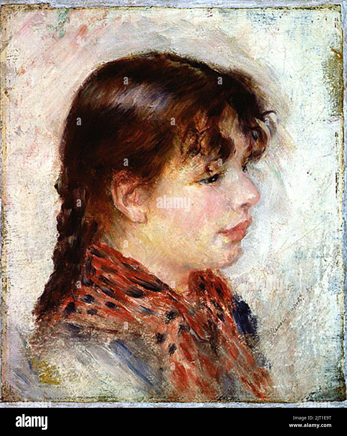 Tête de jeune fille renoir hi-res stock photography and images - Alamy