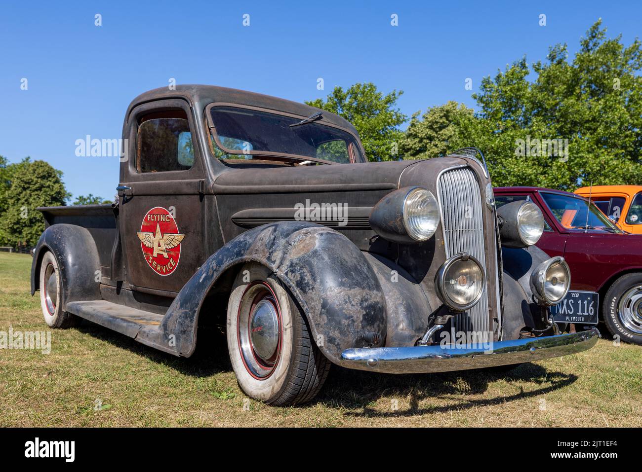 1937 Plymouth pickup truck ‘NSX 116’ on display at the American Auto ...