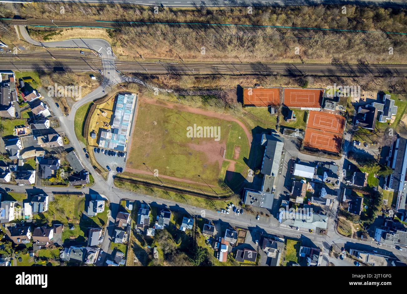 Aerial view, New Center Buschhütten With Redesign For New Living Space ...