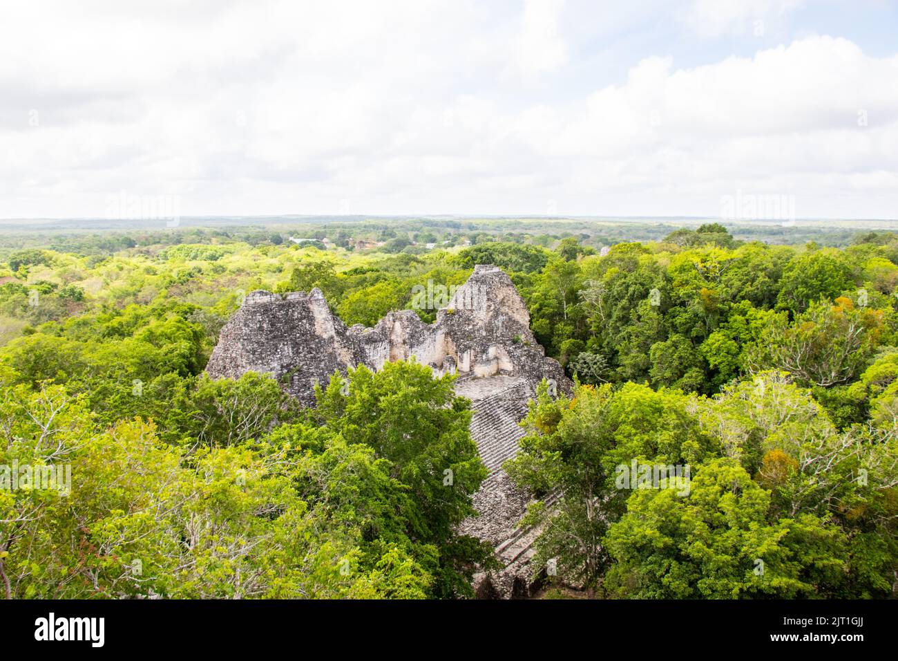Mayan Ruin becan Mexico History Stock Photo - Alamy