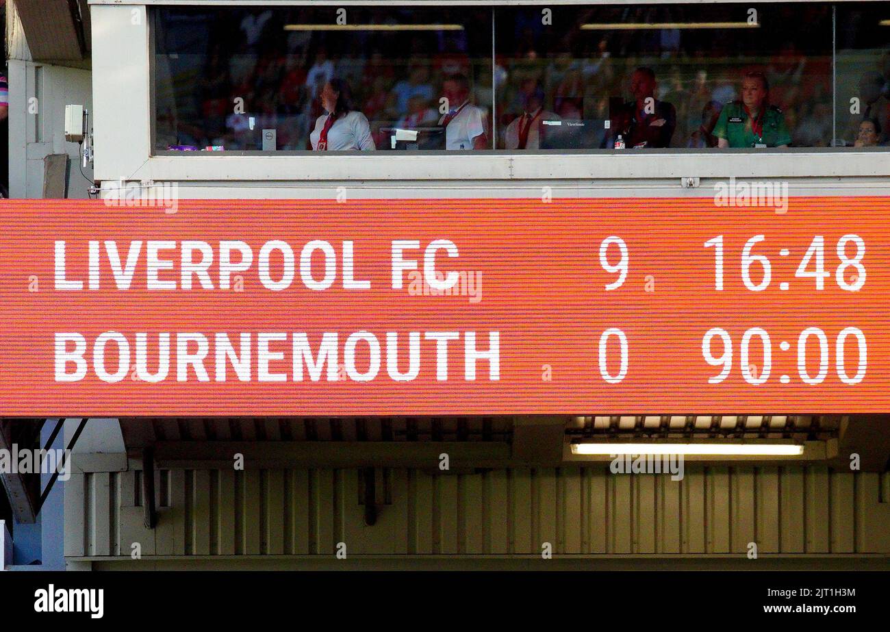 Liverpool bournemouth hi-res stock photography and images - Alamy