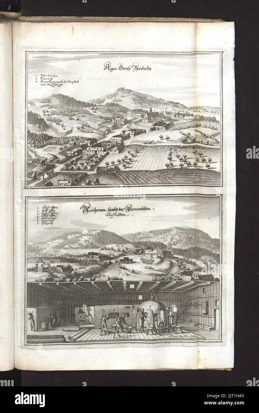 Topographia Austriacarum (Merian) 471 Stock Photo - Alamy