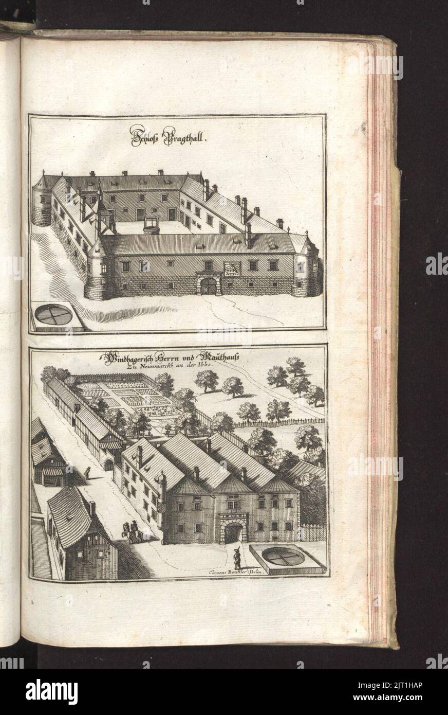 Topographia Austriacarum (Merian) 476 Stock Photo - Alamy