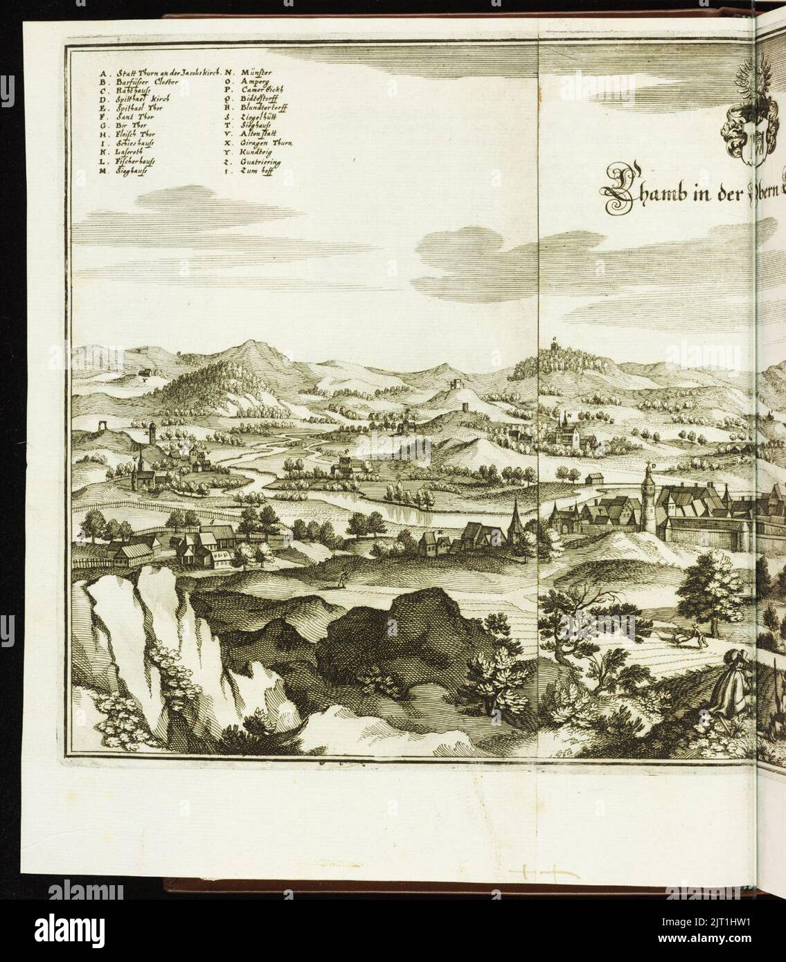 Topographia Bavariae (Merian) 024 Stock Photo - Alamy