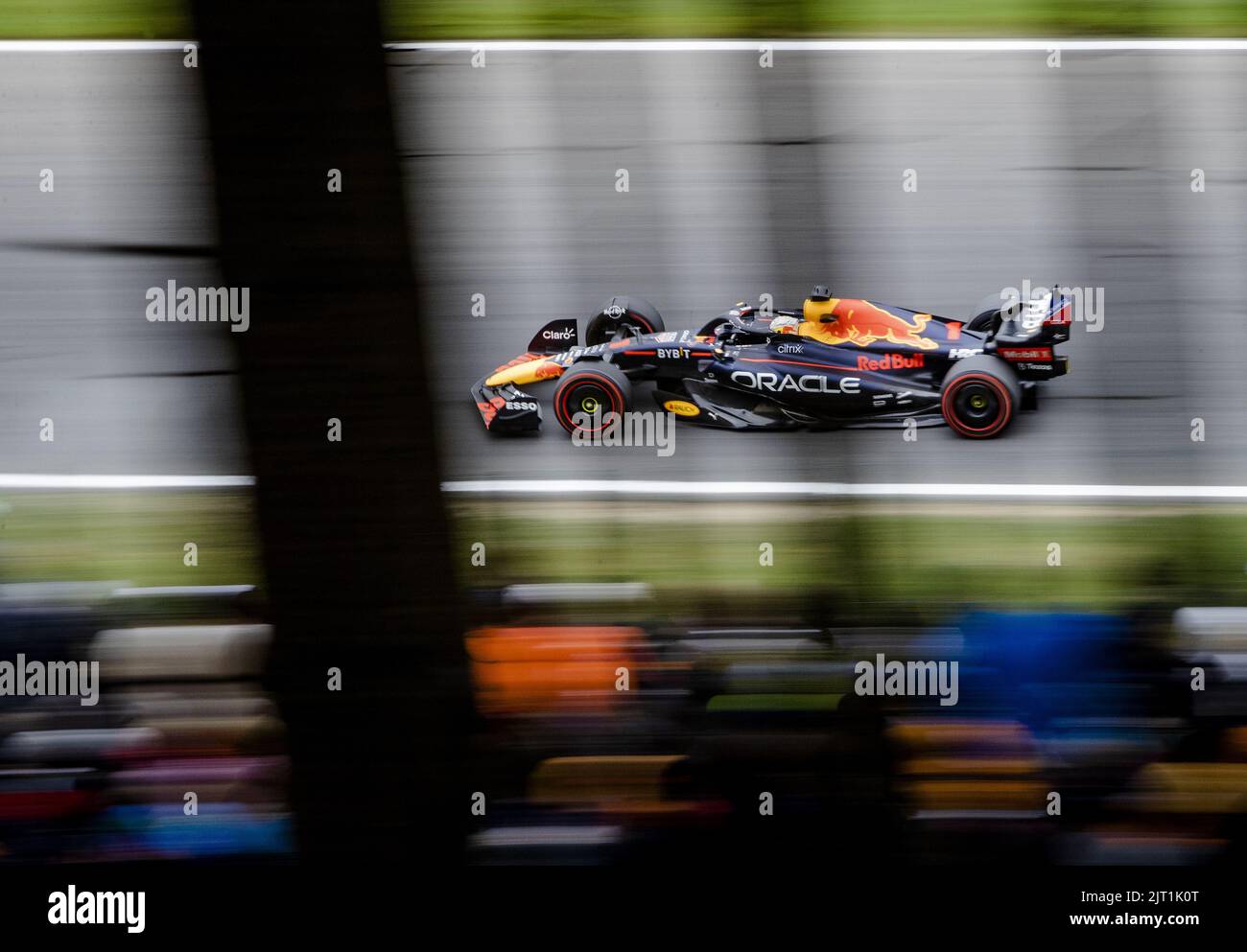 SPA - Max Verstappen (1) with the Oracle Red Bull Racing RB18 Honda during qualifying ahead of ...