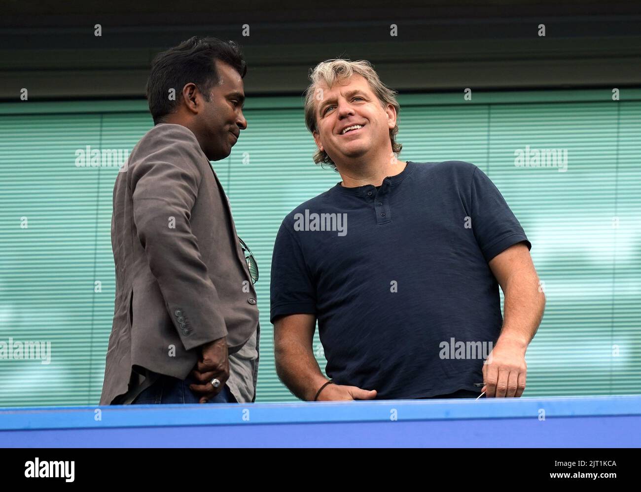 Chelsea owner Todd Boehly during the Premier League match at Stamford ...