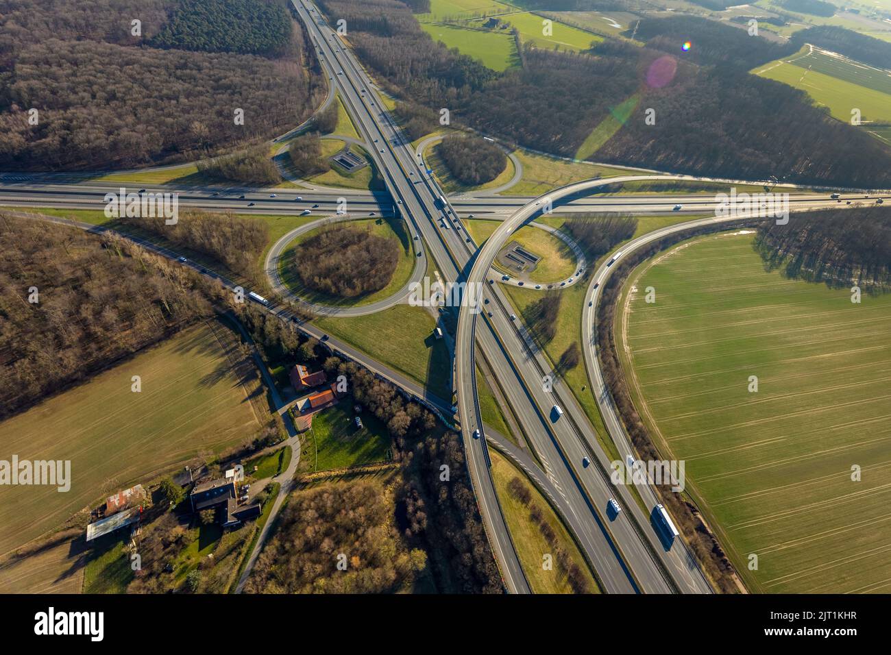 Freeway junction munster sud hi-res stock photography and images - Alamy