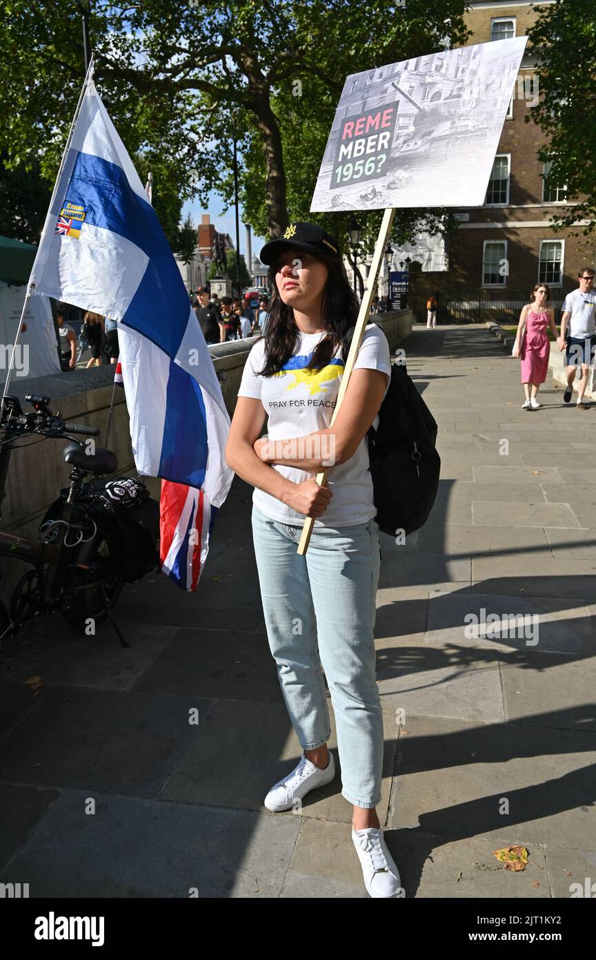 Ukraine Rally Stop the war demand total embargo Russia Oil, arms ...