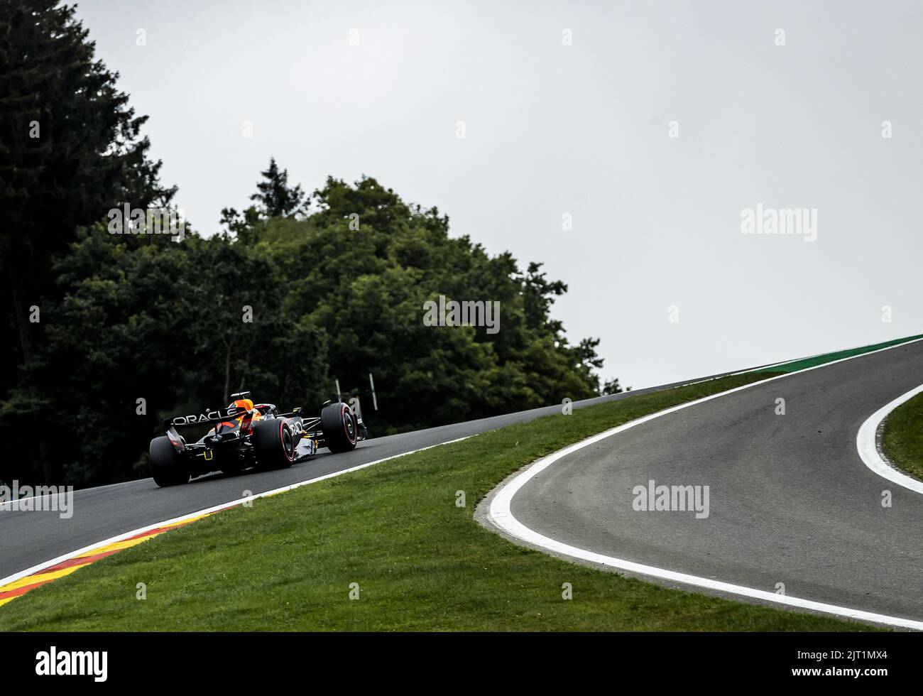 SPA - Max Verstappen (Oracle Red Bull Racing) in action during qualifying ahead of the F1 Grand ...