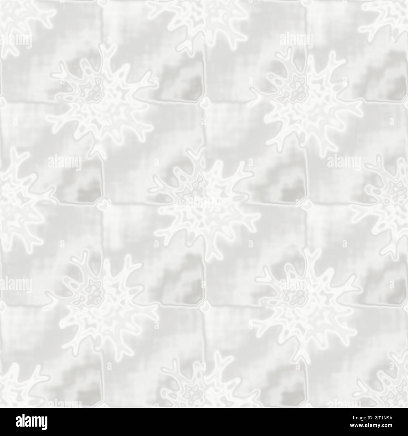 Soft white on white snow flake pattern background. Simple minimal ice ...