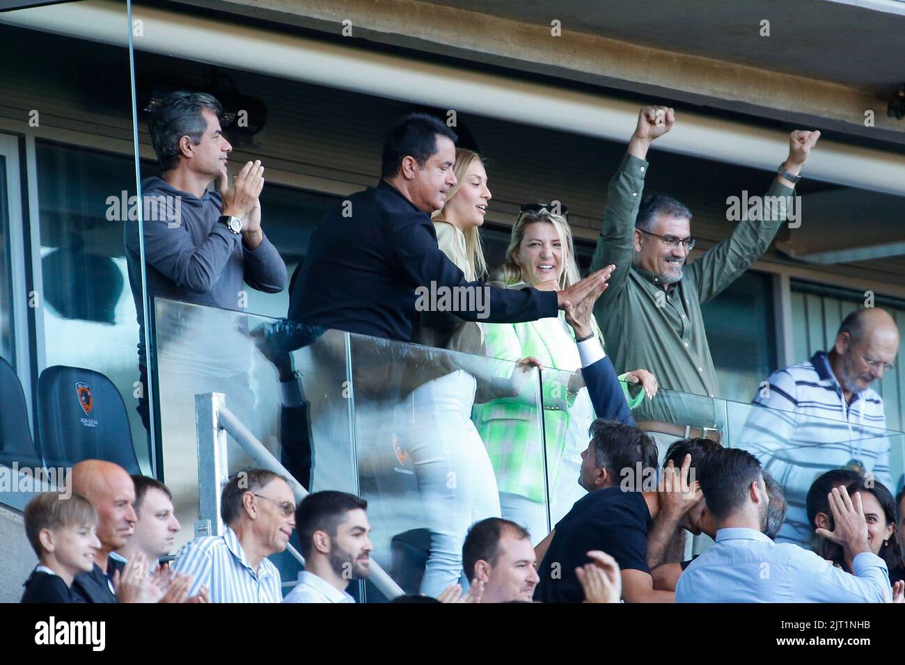 Acun Ilicali, owner of Hull City high fives a fan Stock Photo - Alamy
