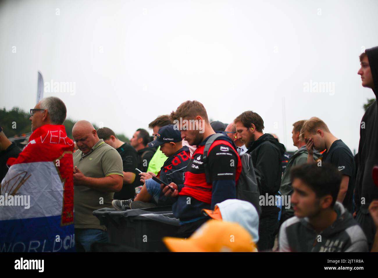 Public/crowd on the track during the Belgian GP, 25-28 August 2022 at ...